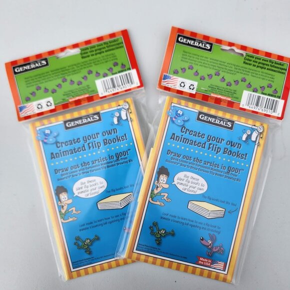 Scholastic | Toys | 2 Flip Books Animation Paper Sketch Drawing Comic ...